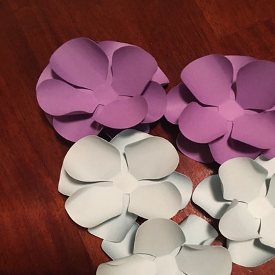 PDF, SVG Files ONLY Paper Flower Centres Template for A4 No Instruction ...