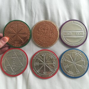 Lucifuge Rofocale Sigil to Choose Wood Burned by Hand Size Aprox 8 Cm ...