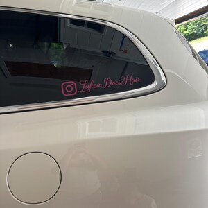 Custom Business Name Decal, Car Door Decal, Custom Decal With Business ...