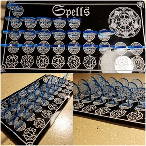 Spell Template For 5th Edition D&D Pathfinder and other | Etsy