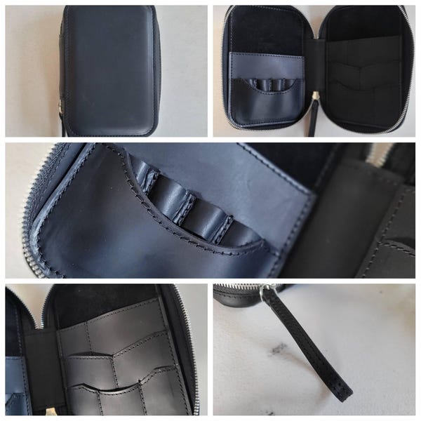 Leather Drawing Album Cover, Drawing Pad, Pen Case, Personalized ...