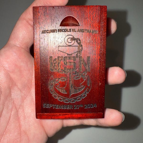 Navy Chief "backbone" Anchor Collar Devices and Cover Pins Set (CPO ...