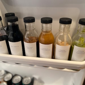 Clean-modern Laundry Room Essentials Labels Water and Oil - Etsy