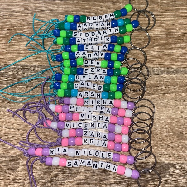 End of Year/christmas Student Class Gift Keyrings - Personalized ...