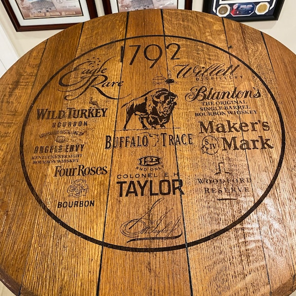 Pub Table 42" Tall With Footrest - Laser Engraved - Etsy