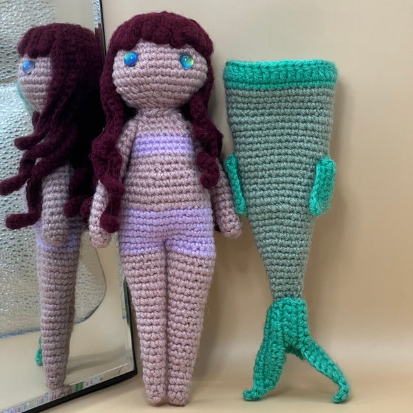 Water Sprite - Critter Stitch Crochet Pattern / Amigurumi Mermaid PDF ...