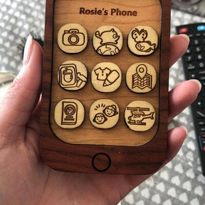 Custom Wooden Nook Phone From Animal Crossing - Etsy