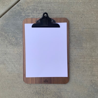 Standing Clipboard Hardwood Display Easel Information - Etsy