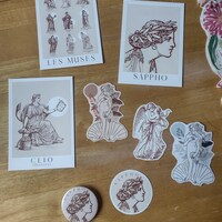 Ancient Greek Sticker Pack, Mythology Sticker Set, Academia Sticker ...