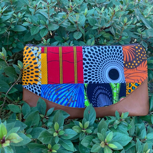 African Mud Cloth Clutch Purse, Oversized African Handbag - Etsy