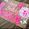 Butcher Sign Birthday Banner Kraft Paper Banner Custom Hand Painted ...
