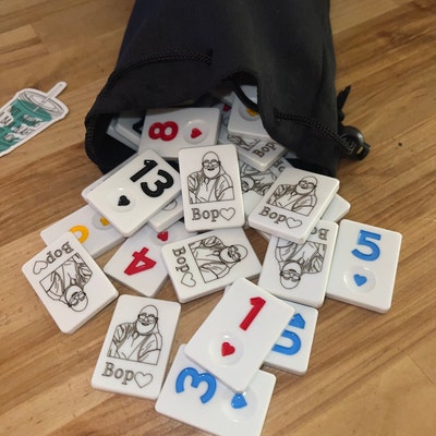 Personalized Rummikub Tiles Custom Rummy Tiles Anniversary Gift for ...