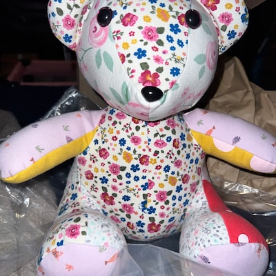 Keepsake Bear Out of Baby Clothes // Gift for Mom // Memory Bear ...