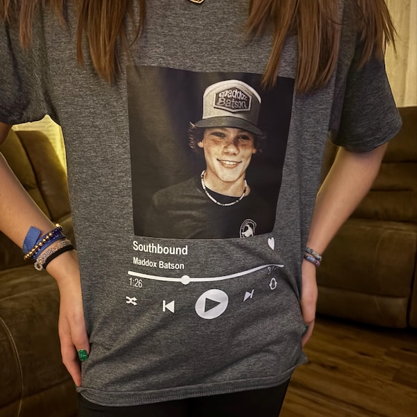 Custom Song Name Shirt and Photo Shirt, Custom Artist Name Shirt ...