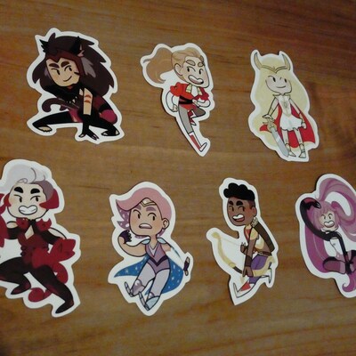 She-ra Stickers Sticker Pack ,, Adora Catra Glimmer Bow Perfuma ...