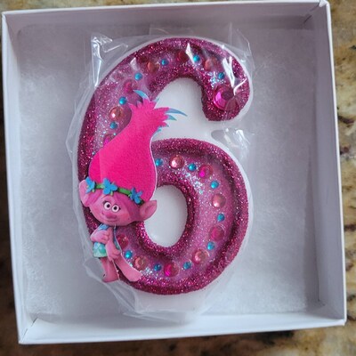 Handcrafted finding Nemo/dory or ANY Themed Birthday Candles Decorated ...