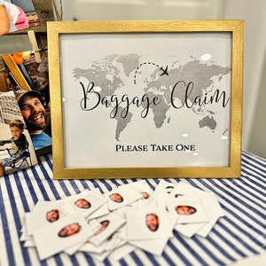 World Map Foldable Place Cards, Gold Map Travel Theme Name Cards ...