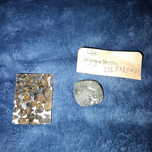 100% High‑olivine Sericho Pallasite Meteorite Slice/meteorite Pendant ...