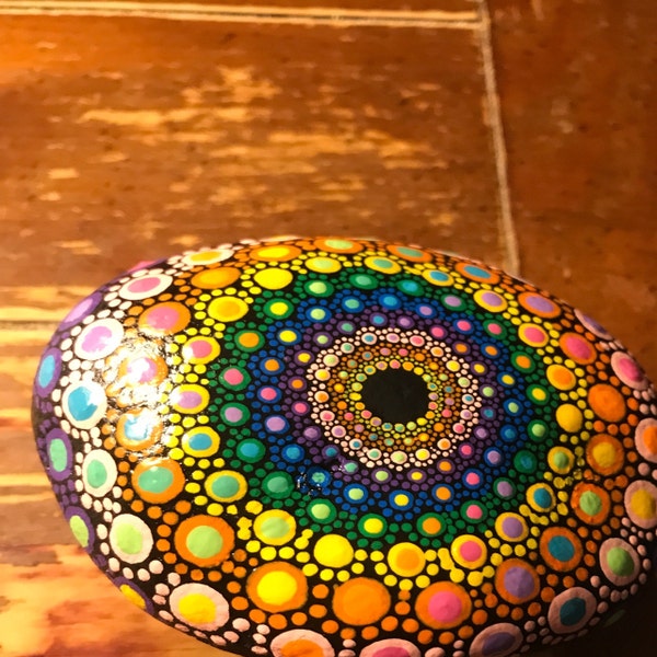 The Annabeth Original Painted Mandala - Etsy