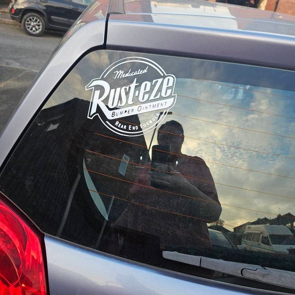 Rusteze Decal, Cars Decal, Mater, Car Decal, Wall Decal, Laptop Decal ...