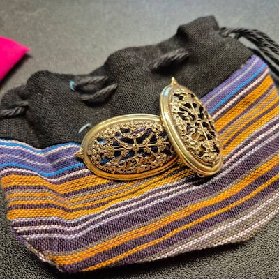 Celtic Omega Fibula With Bronze Knot Pattern Nordic Horseshoe Fibula ...