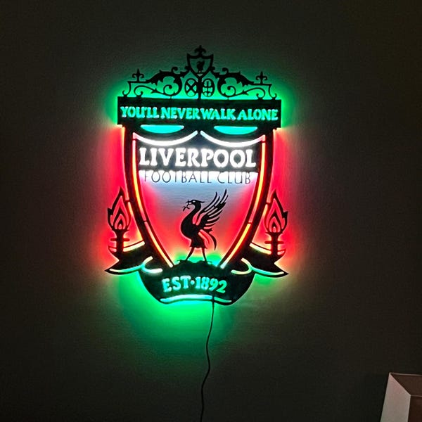 F.C. Barcelona Led Sign La Liga Football Team Fans Led Light Barcelona ...