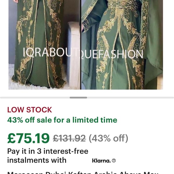 Sale Dubai Moroccan Kaftan Fish Cut Arabic Abaya Maxi Hand Beaded ...