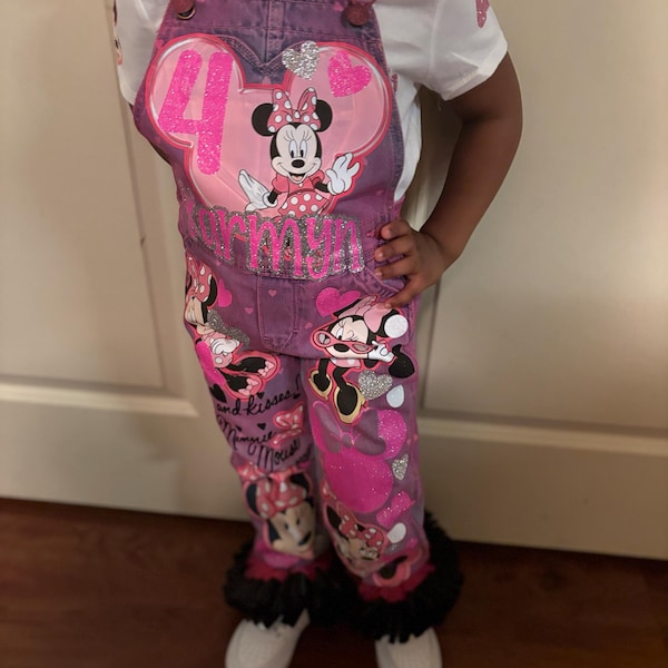 OVERALLS Birthday Overalls Custom Denim Birthday Outfit - Etsy