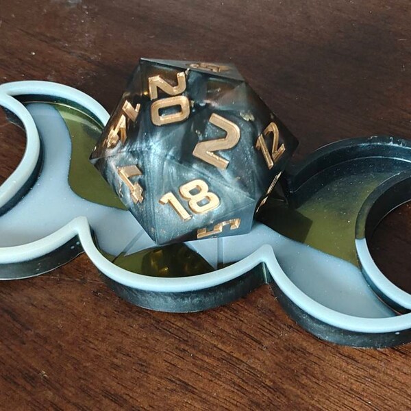 Handmade Resin Art Dried Pressed Flowers Transparent Clear Dominoes Box ...