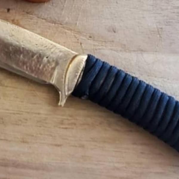 Solid Bronze Bushcraft Style Cleaver/camp Knife - Handmade in USA ...