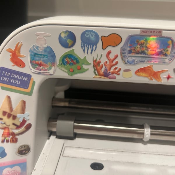 Kidcore Playroom Deco Sticker Sheet | Matte Vinyl Sticker | Cute ...