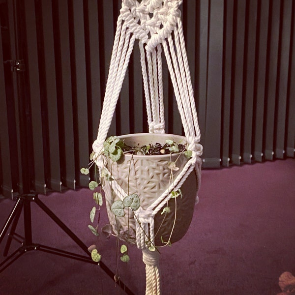 Digital Download Macrame Plant Hanger Pattern , Hanging Planter ...