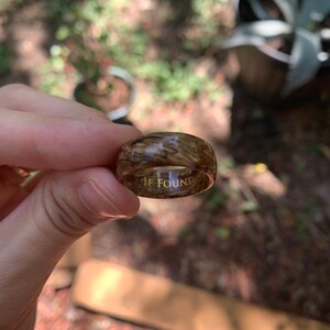 Grown Rings Custom Gilded Inscription gold, White Gold, Silver ...