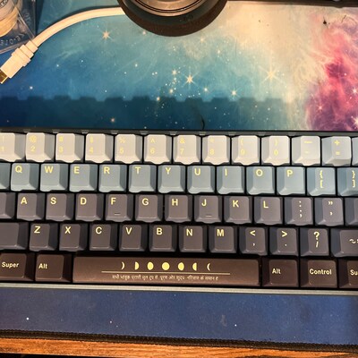 Rainbow Theme Keycaps Set, Cute Keycap Set, Mechanical Keyboard Keycap ...