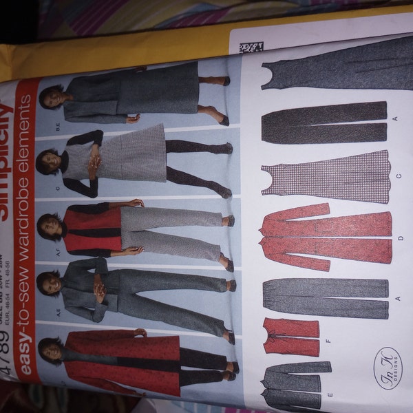 Uncut Simplicity Sewing Pattern 9490 11311 Sewing Pattern - Unisex ...