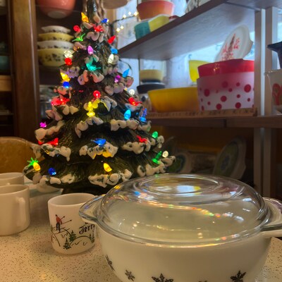 RARE Agee Crown Pyrex Turquoise Picket Fence Ramekins - Etsy