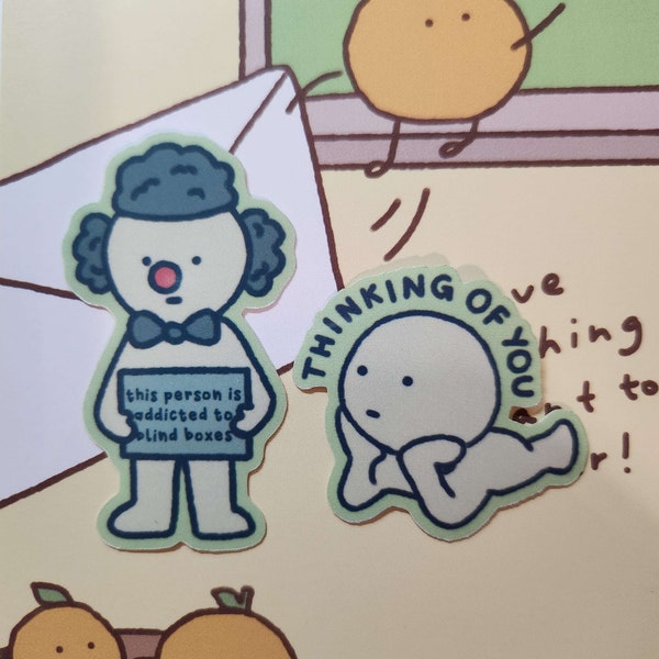 Clown Blind Box Addict Sticker Vinyl Waterproof Sticker for Bullet ...