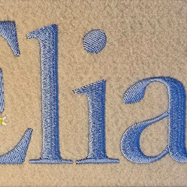 Lowercase 3inch Embroidery Font Matching With Peter Rabbit, Monogram ...