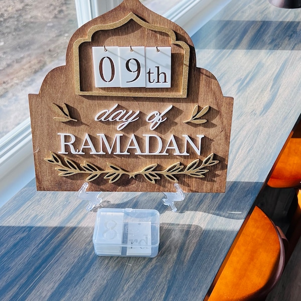 Ramadan Wood Calendar - Etsy
