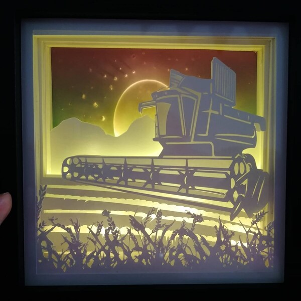 Last Supper Shadow Box SVG Template, Da Vinci Papercut Lightbox Cricut ...