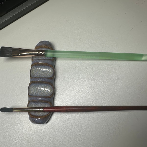 Colorful Paint Brush Rest: Ready-to-ship, Gift for Painters and Artists ...