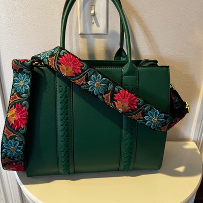 Embroidered Purse Strap Crossbody Strap for Purses Handbag Boho Bag ...