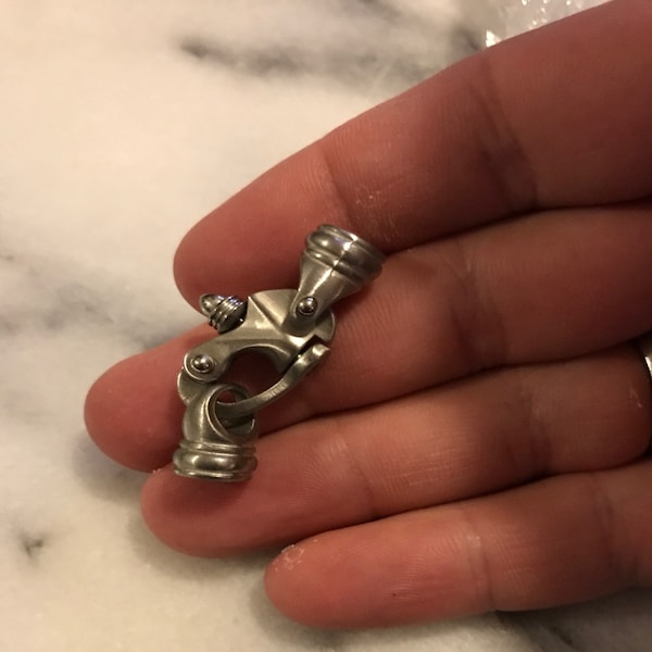 Mariners Clasp, 316 Brushed Stainless Steel Snap Shackle 6.5MM Clasp ...