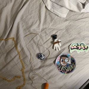 Glass Revolver Pendant - Etsy