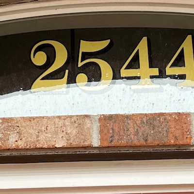 House Number Decal, Home Address Front Door Decal, Mailbox Number ...