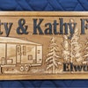 Personalized Camping Sign Fifth Wheel Decor Custom Camper Sign Wood ...
