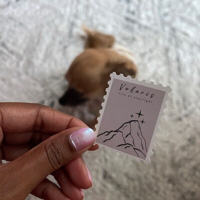 Velaris Stamp Sticker VINYL STICKER City of Starlight ACOTAR Sarah J ...