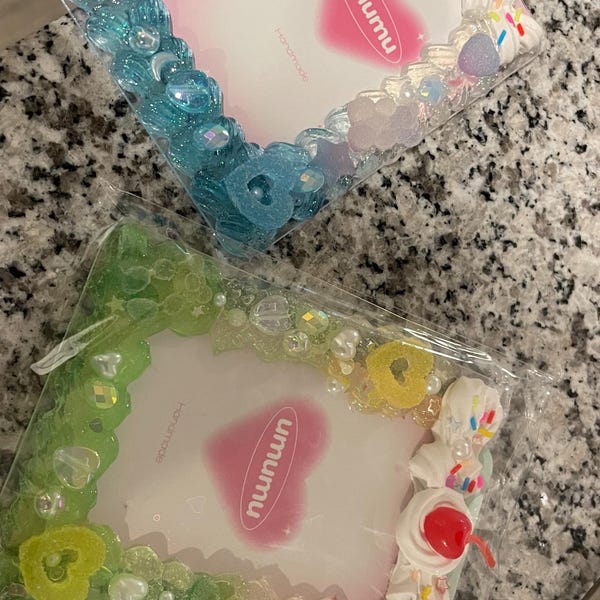 Decorated Toploader Cream Soda| Kpop Toploaders Deco Photocard Holders ...