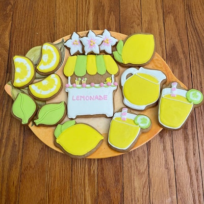 Lemonade Stand Cookie Cutter Set - Etsy