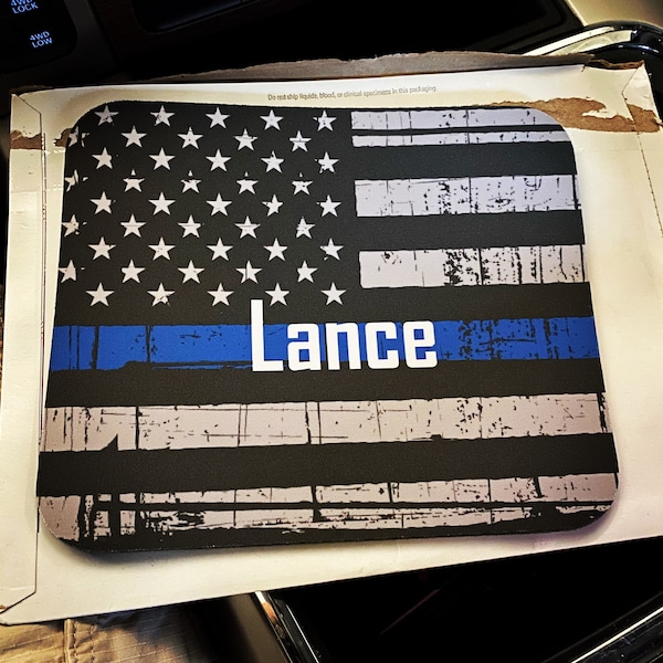 Custom Photo Mouse Pad- Personalized 7.75" X 9.25" Mousepad - Weathered ...